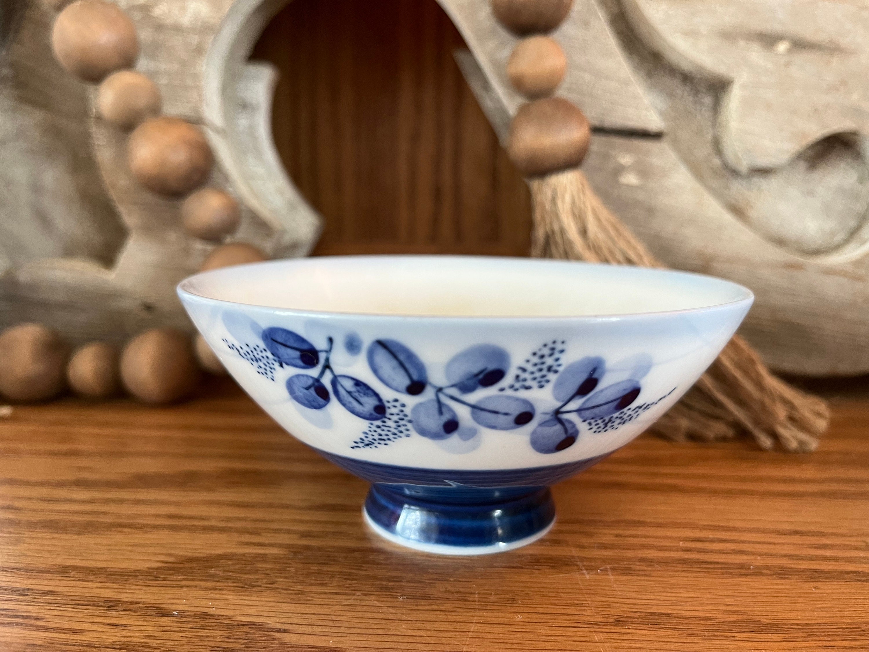 Vintage Japanese Porcelain Rice Bowls - Etsy