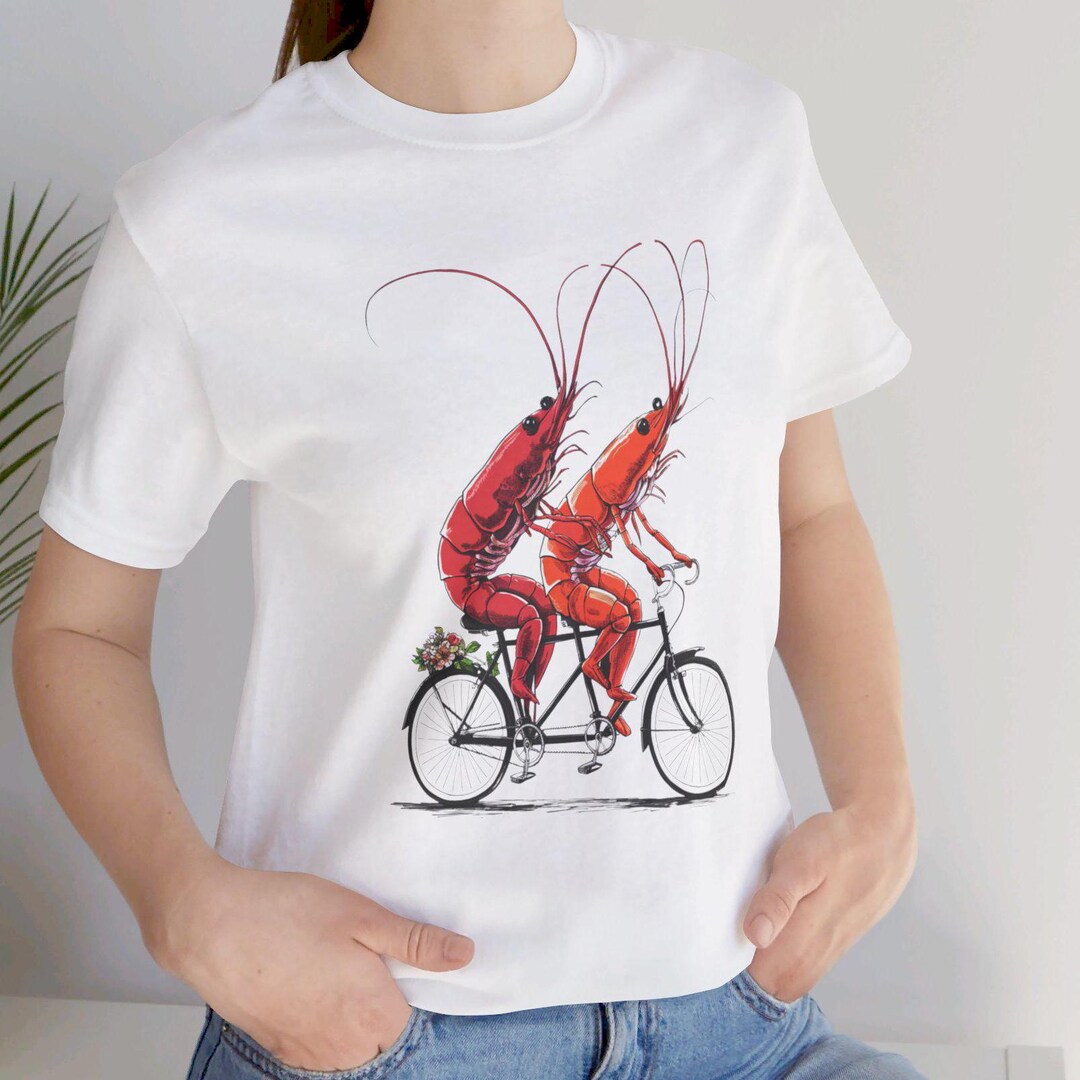 Ocean Lover Gift Shrimp Shirt Prawn Shirt Crustaceancore Clothing Ocean ...