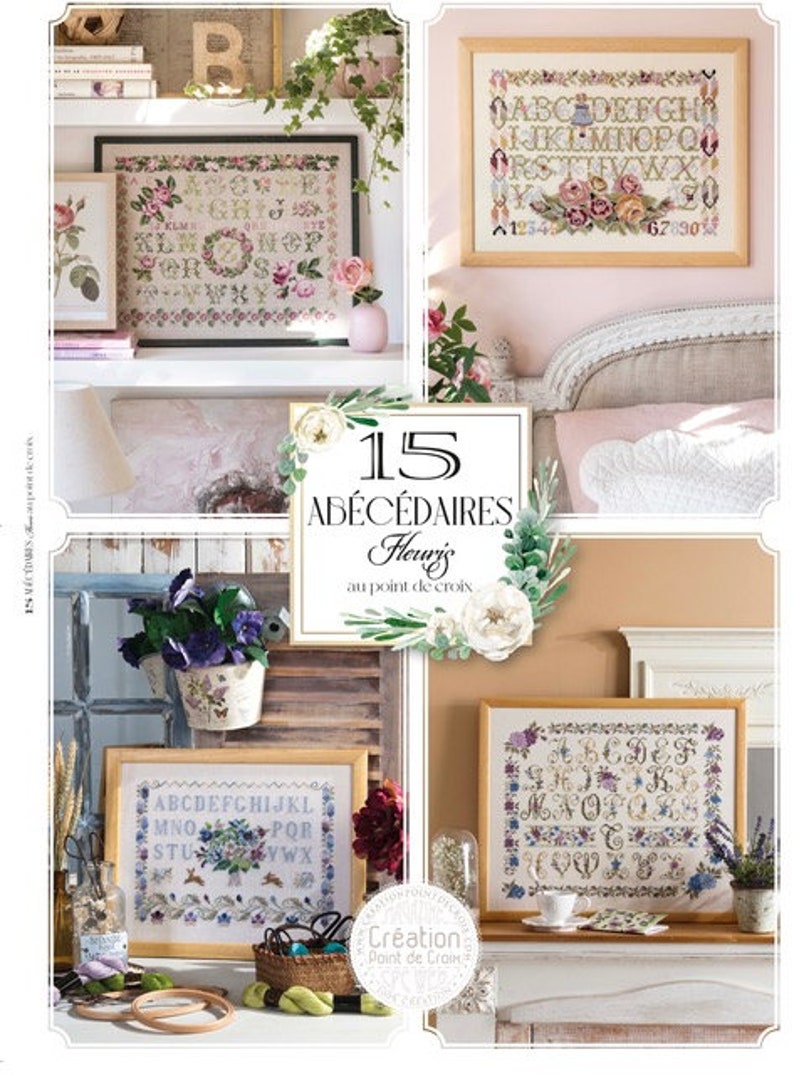 15 Cross-stitch Alphabet Books - Etsy