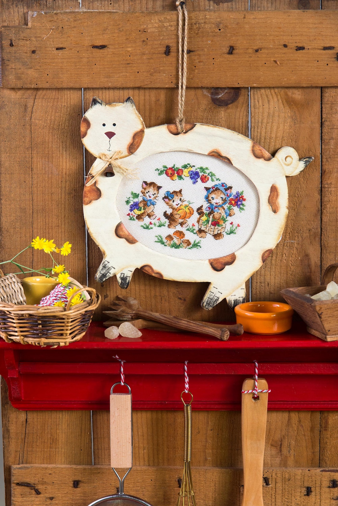 Cat Frame Cross Stitch Creation 108_grid cats - Etsy