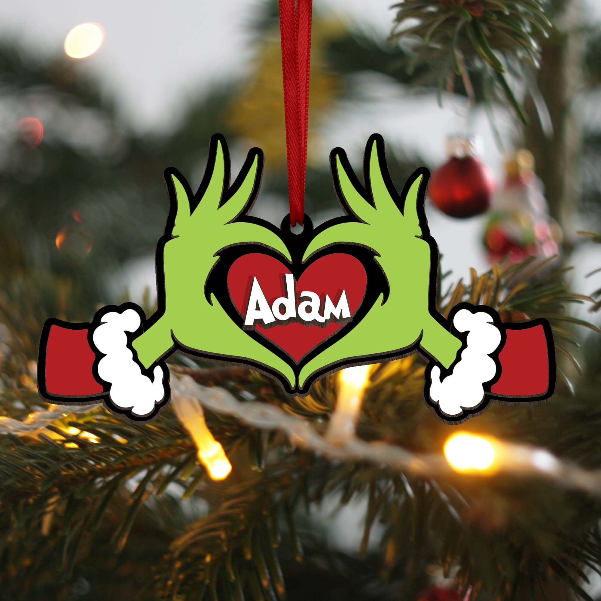 Bundle 3 Design File Grinch Christmas Ornament SVG Files, Grinch SVG ...