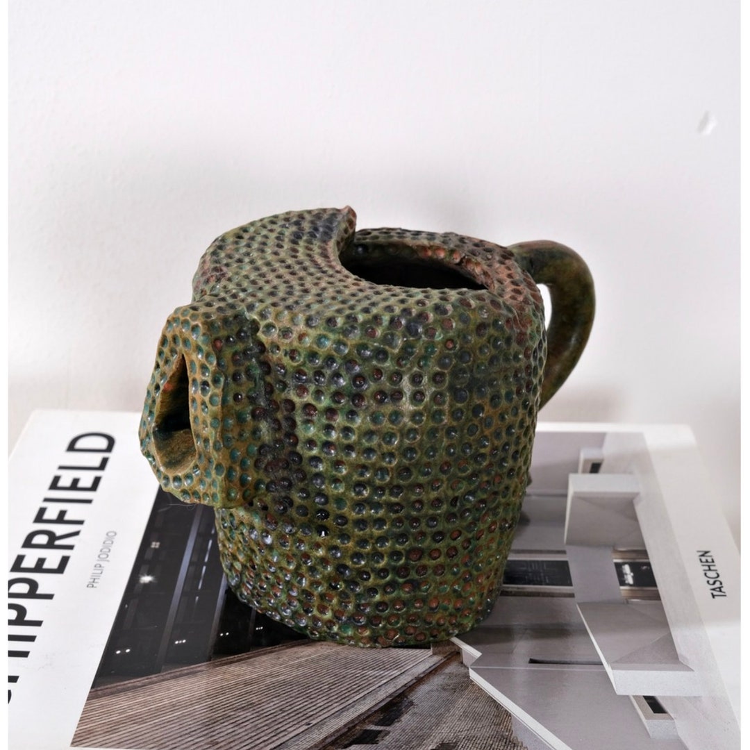 Fine Art Handmade Ceramic Vase / Hand-painted Ceramic Jug, Unique ...