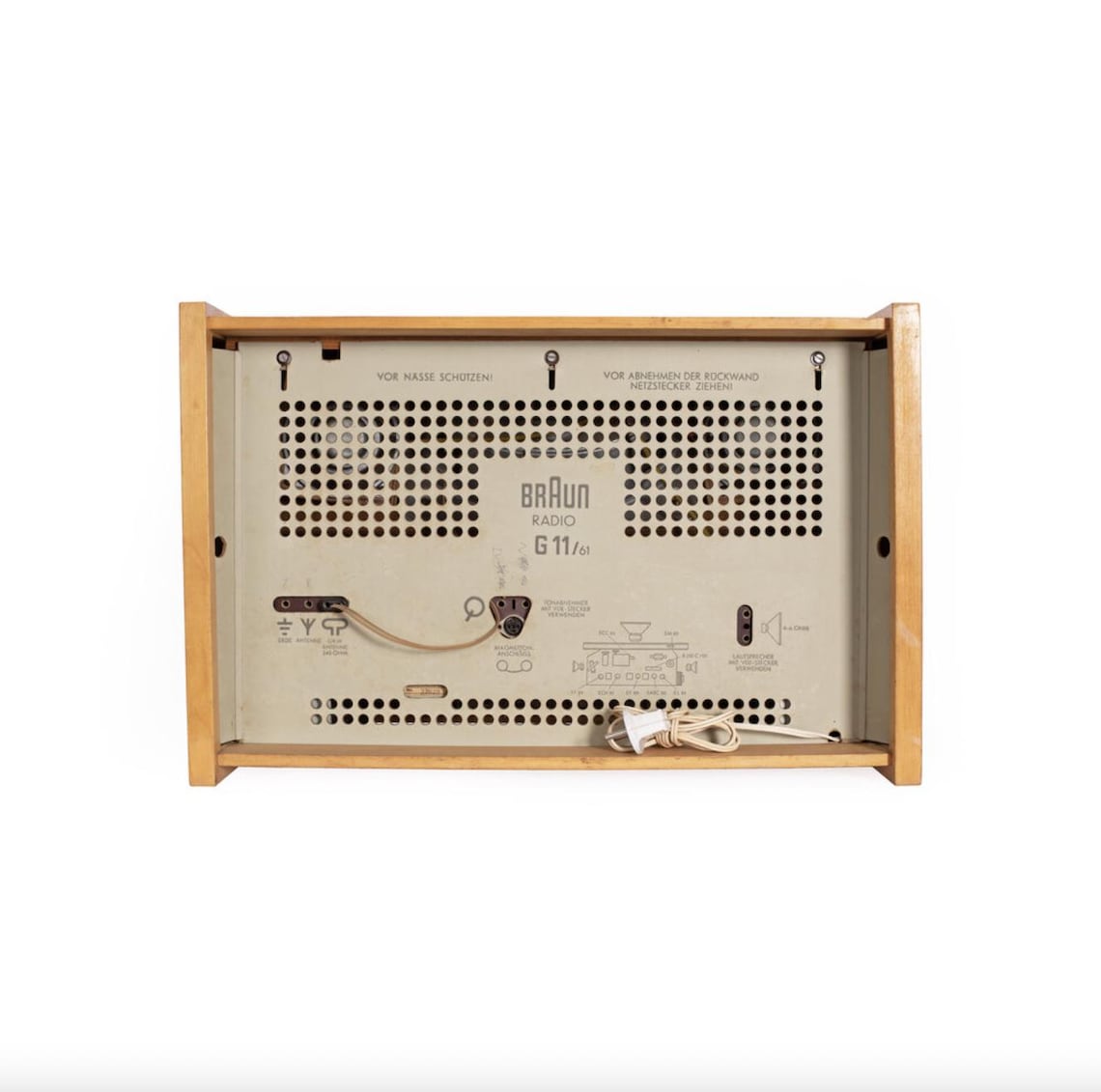 Vintage Braun Radio G11/61 1950s / Made in Germany, Antique Stereos ...
