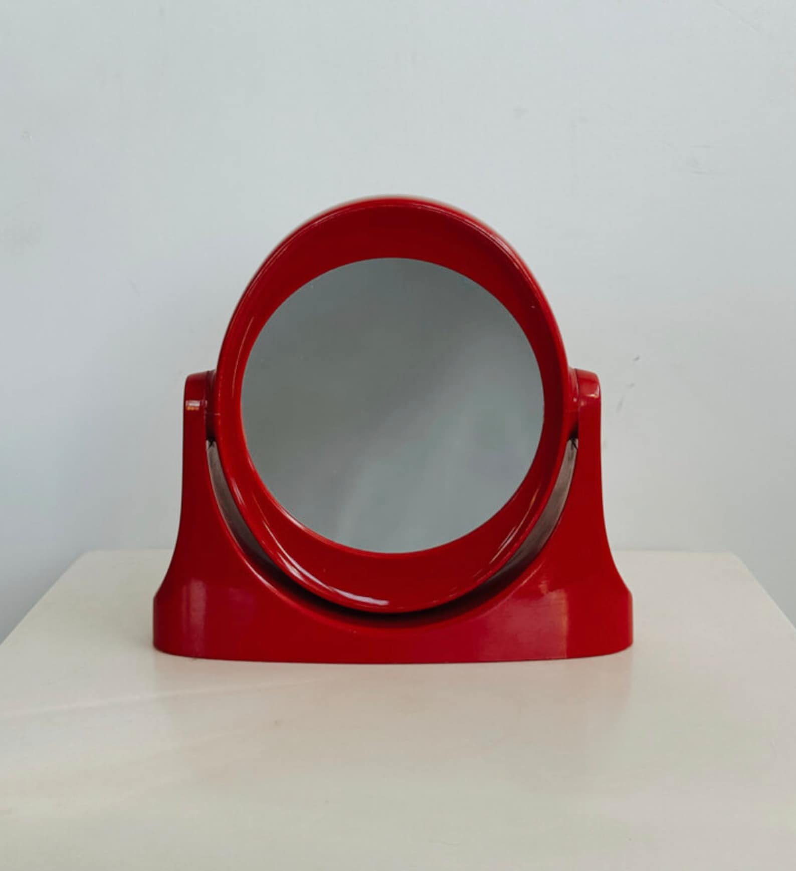 Vintage RED IKEA Tabletop Makeup Mirror / 1980s Retro Pop Art - Etsy