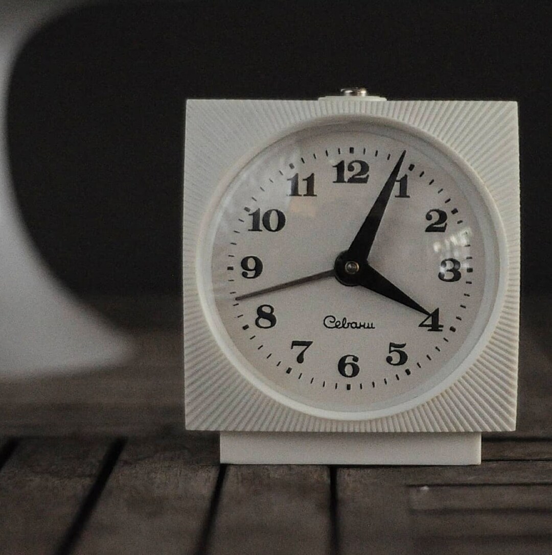 Vintage Soviet Cebaru CCCP Alarm Clock / USSR Industrial / Mechanical ...