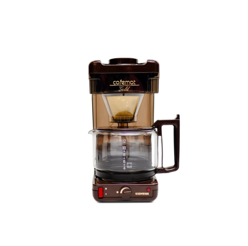 Vintage 1979 Siemens Cafemat Gold Filter Coffee Maker / SIEMENS 1970s ...