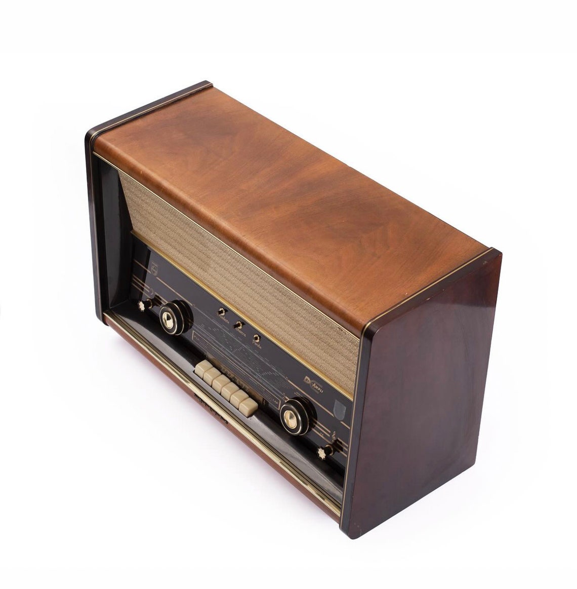 Vintage Philips Radio B6X72A 1950s / Made in Belgium, Philips Bi-ampli ...