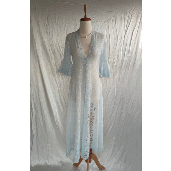 Sheer Lace Robe - Etsy