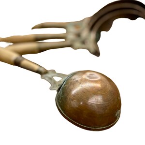 Art Deco Copper Ladle Wall Hanging Set / Antique Copper Kitchen ...