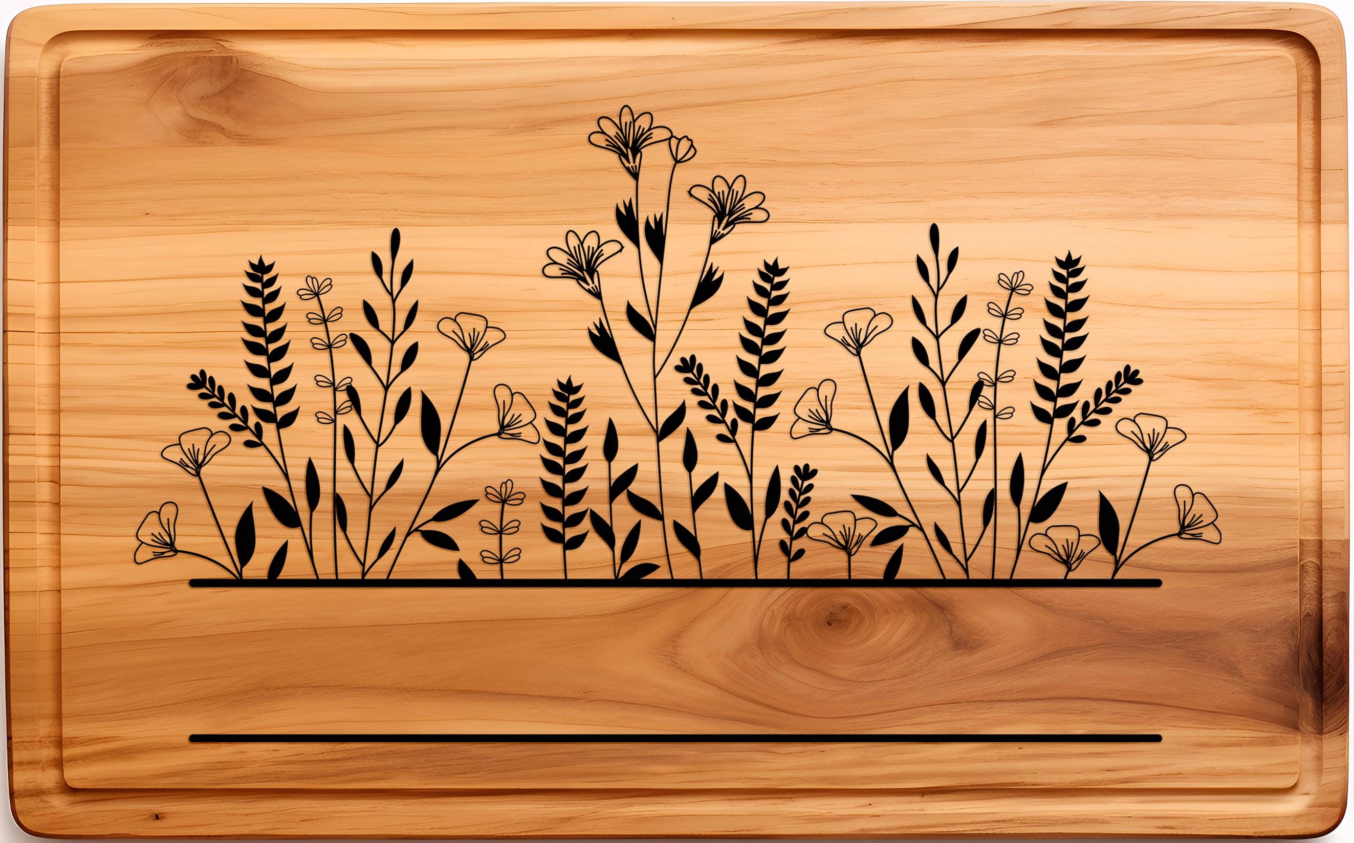 Kitchen Tray Svg Bundle 30 Designs, Cutting Board Svg, Plate Svg, Tray ...