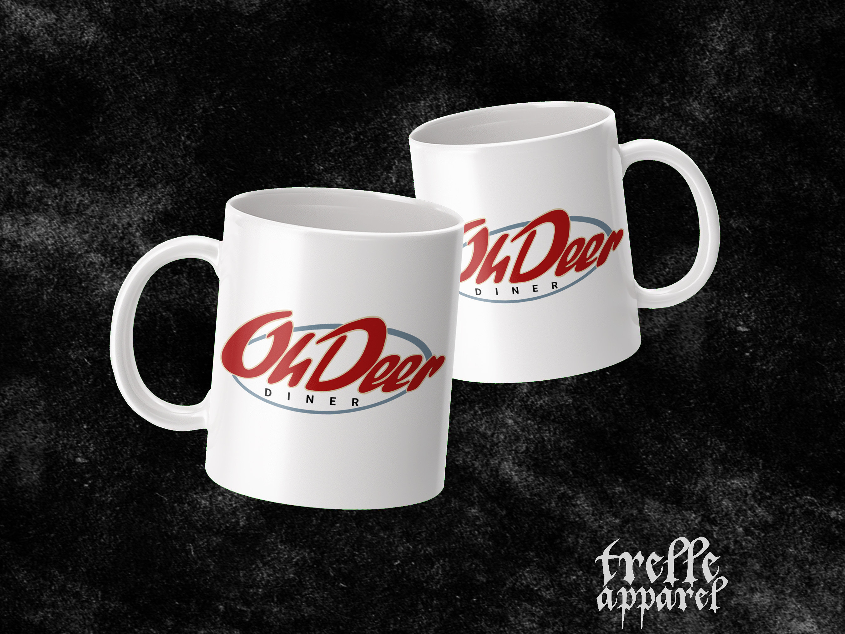 Oh Deer Diner Coffee Mug, Alan Wake 2 Video Game Merch, Bright Falls ...