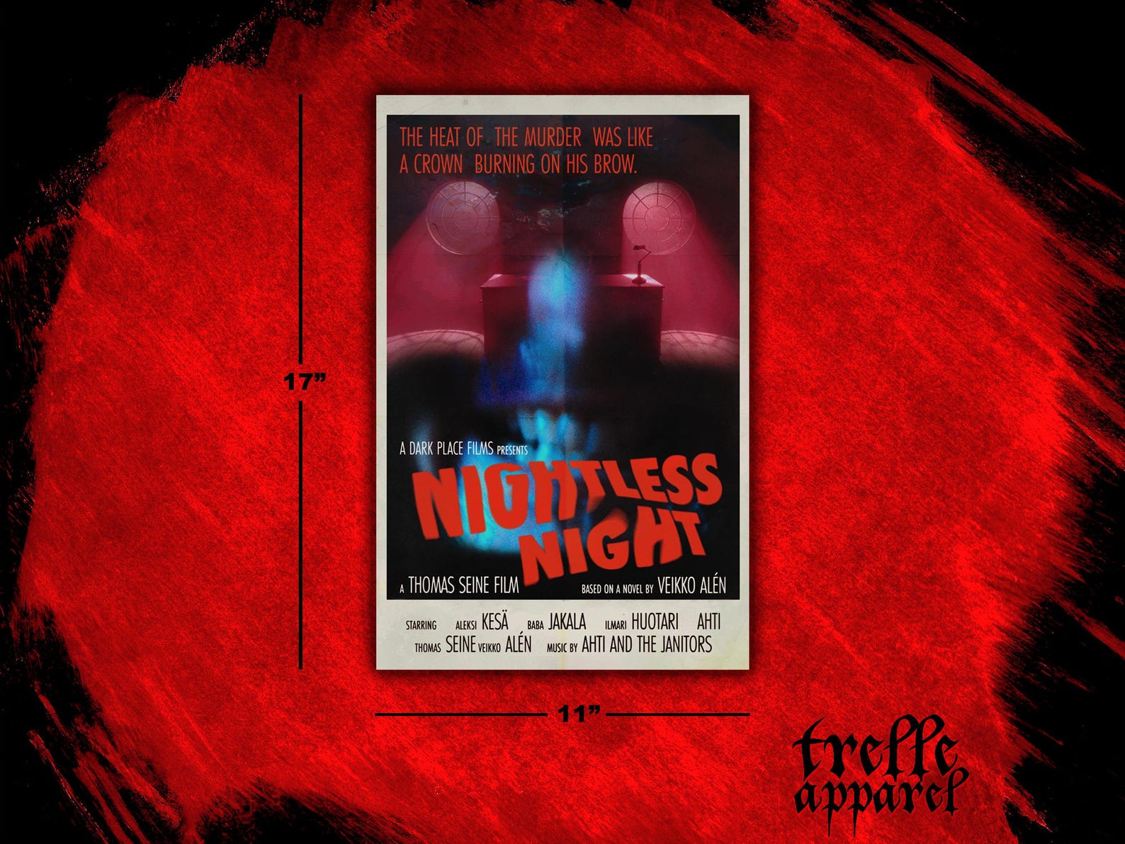Nightless Night 11x17 Movie Poster Print, Alan Wake 2 Video Game Merch ...