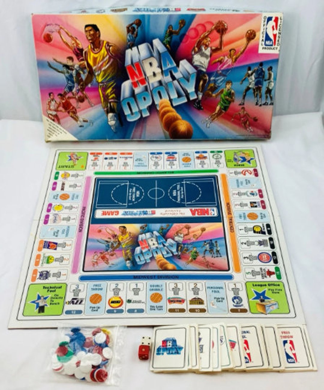1990 Nba-opoly Collectors Edition Monopoly Game Complete Great - Etsy
