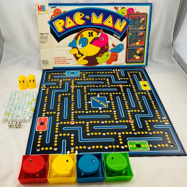 Pac Man Board Game - Etsy