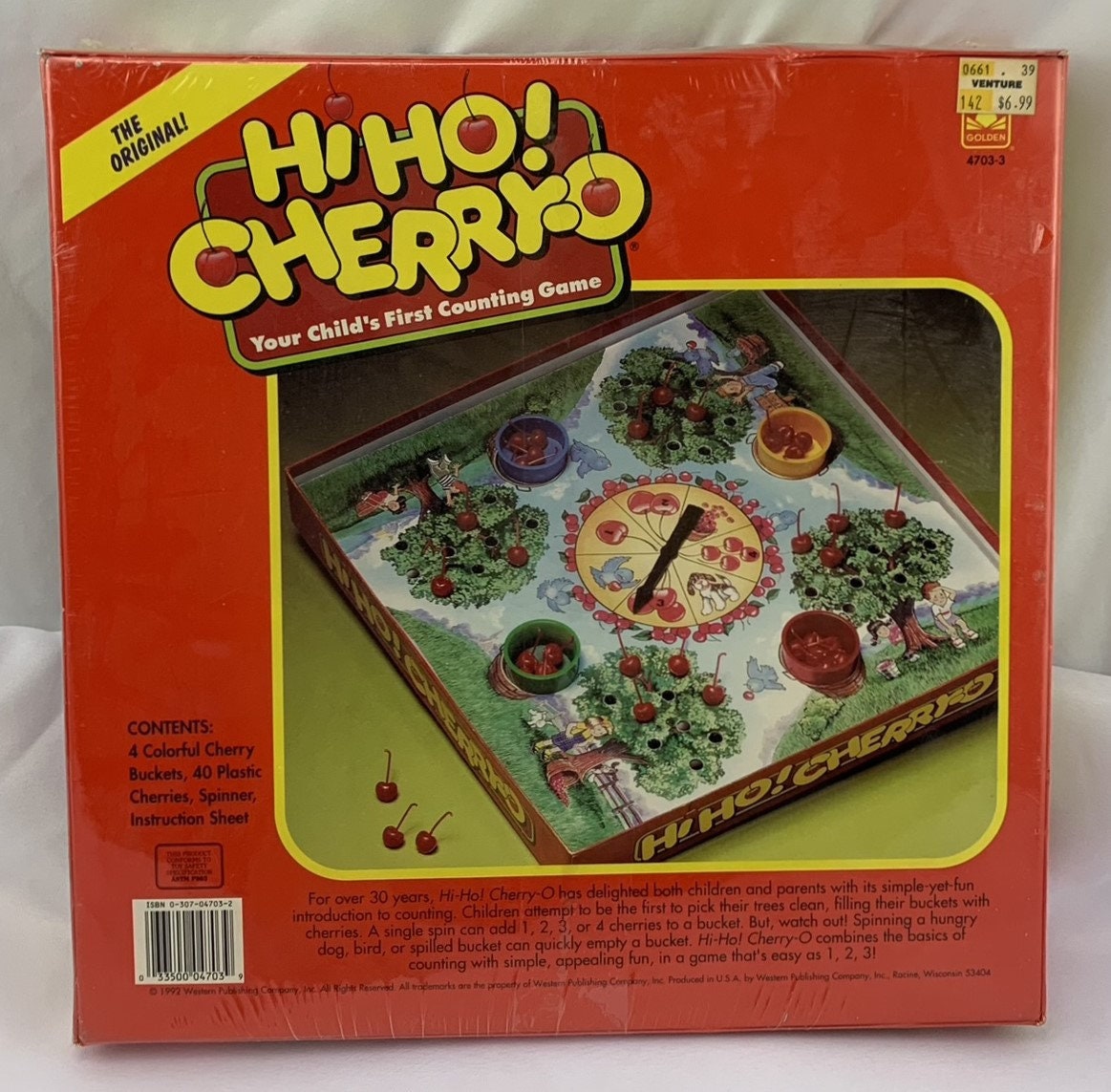 1992 Hi Ho Cherry O Game by Golden Brand New Sealed FREE - Etsy
