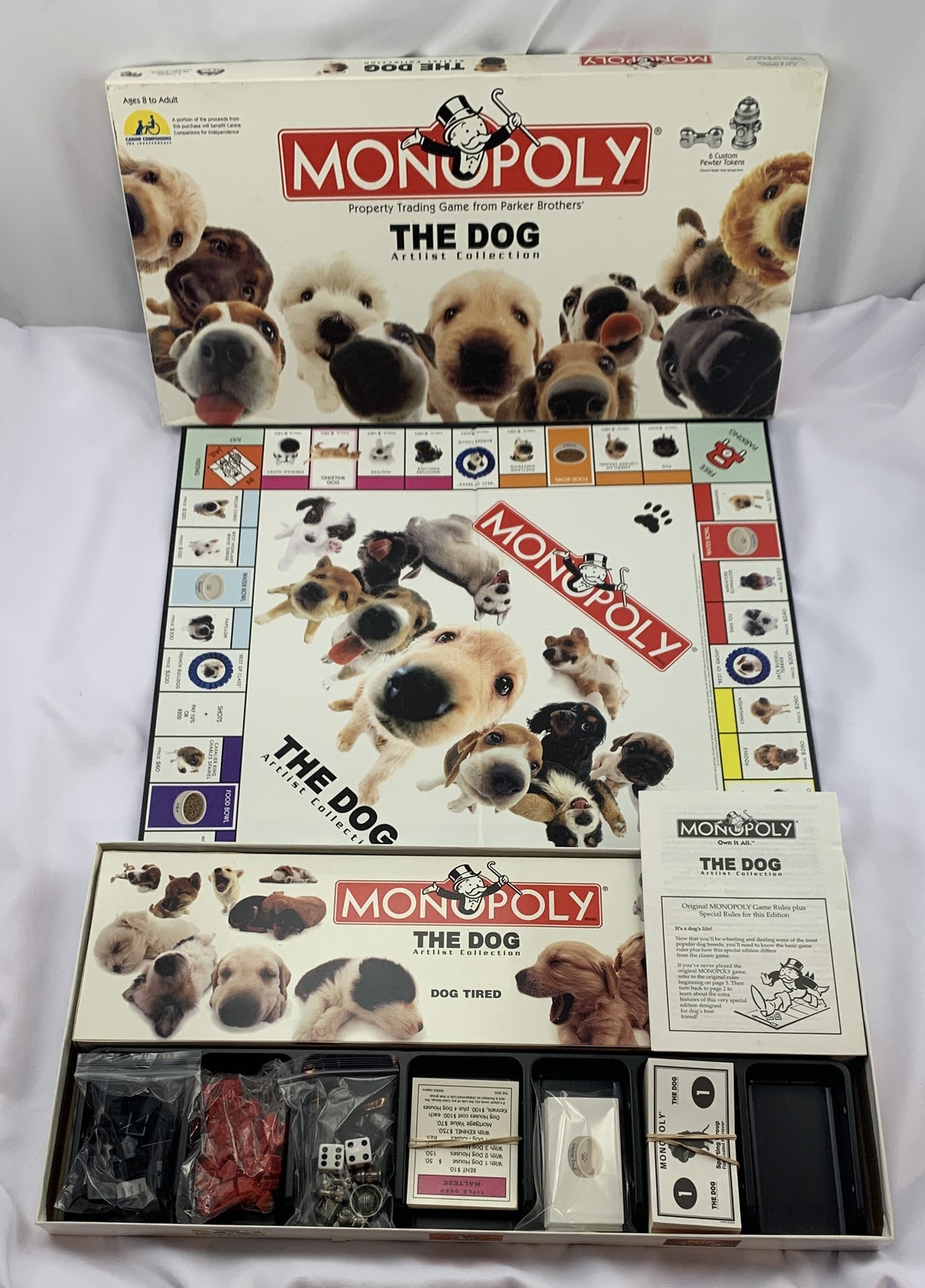 2003 Dog Artist Monopoly Game by Usaopoly Complete Very Good - Etsy