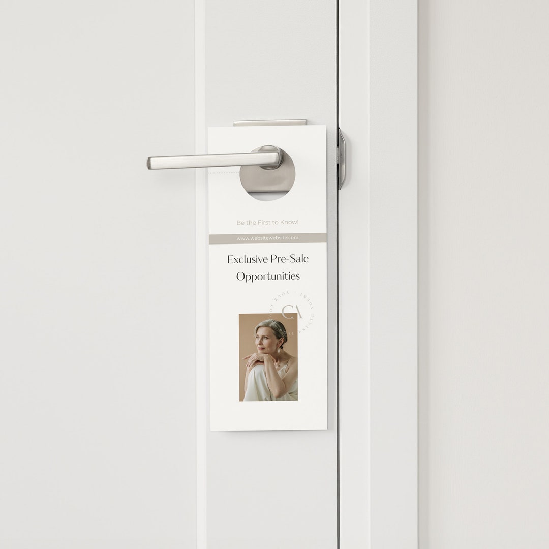 Real Estate Door Hanger: Under Construction, Pre-sale Template (canva ...