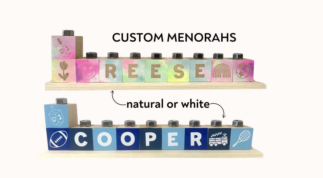 Custom Menorah - Etsy