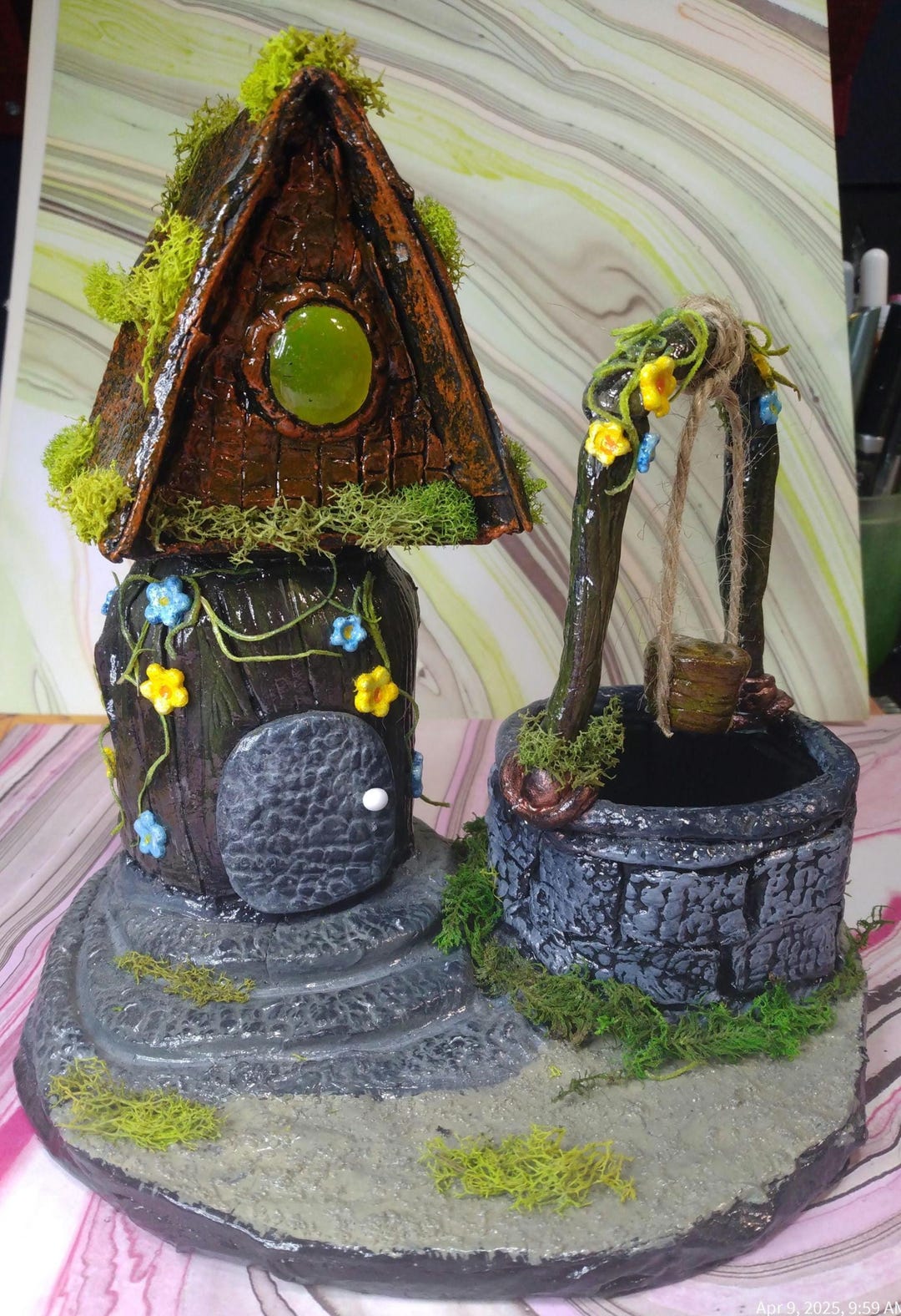 Gnome House With a Well - Etsy