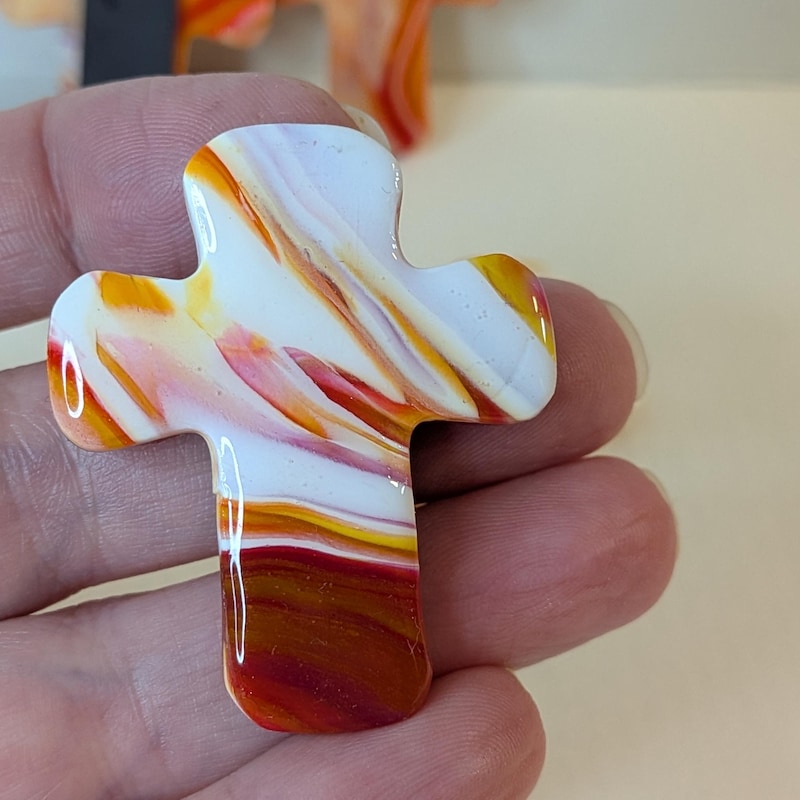 Cross Clay Magnets - Etsy