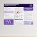 Purple Academic Poster Template A0, Powerpoint Template for Scientific ...