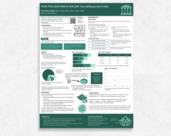 Yellow Academic Poster Template A0, Powerpoint Template for Scientific ...