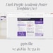 Purple Academic Poster Template A0, Powerpoint Template for Scientific ...