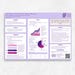 Purple and Pink Academic Poster Template A0, Powerpoint Template for ...