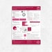Red Pink Vertical Academic Poster Template A0, Powerpoint Template for ...