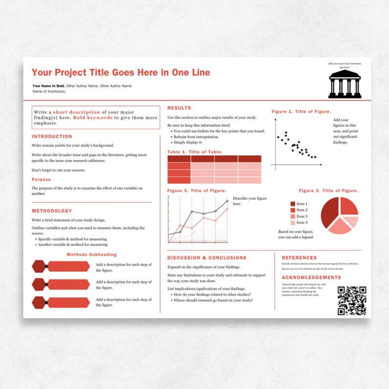Powerpoint Template, Academic Poster Template, Medical Poster, Research ...