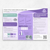 Green Academic Poster Template, Scientific Conference Presentation ...