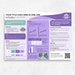 Purple Teal Academic Poster Template A0, Powerpoint Template for ...