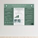 Green A0 Academic Scientific Research Poster Canva Editable Template ...