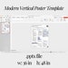 Vertical Academic Poster Template A0, Scientific Conference (PPTX File ...
