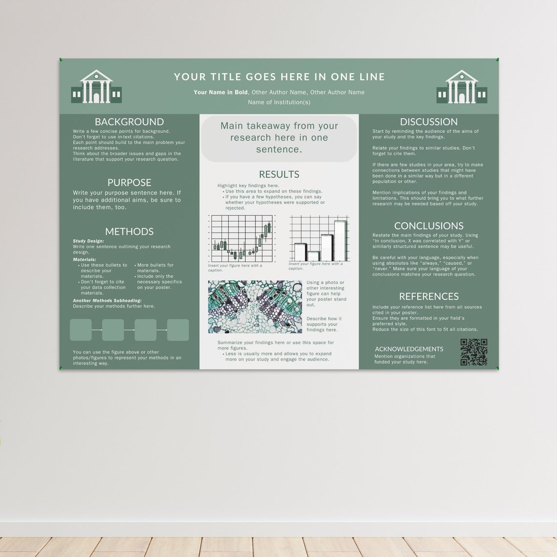 Powerpoint Template, Academic Poster Template, Medical Poster, Research ...