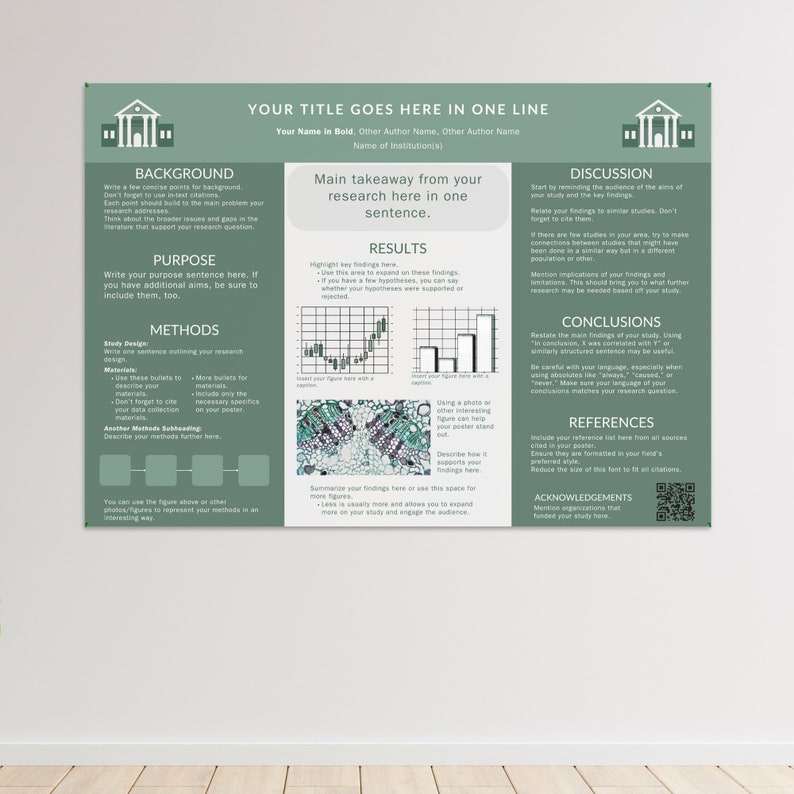 Powerpoint Template, Academic Poster Template, Medical Poster, Research ...