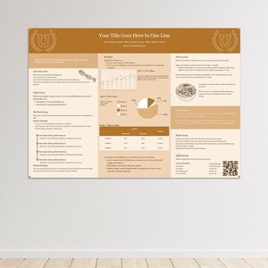 Orange Academic Poster Template A0, Research Conference Powerpoint ...