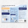 Blue Academic Poster Template A0, Powerpoint Template for Scientific ...