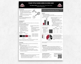 Red Pink Vertical Academic Poster Template A0, Powerpoint Template for ...