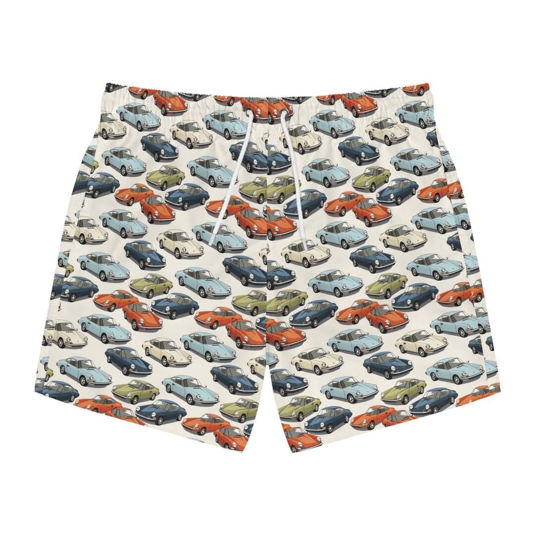 Ride the Waves in Style: Classic 60's Swim Trunks for Car Enthusiasts ...