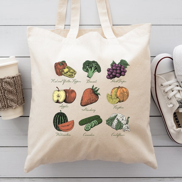 Farmers Market Tote - Etsy