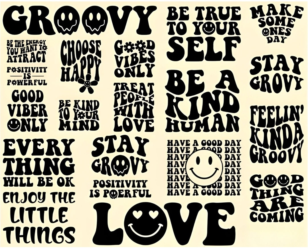 Groovy Bundle Svg Groovy Png Bundle Groovy Png Hippie Svg - Etsy