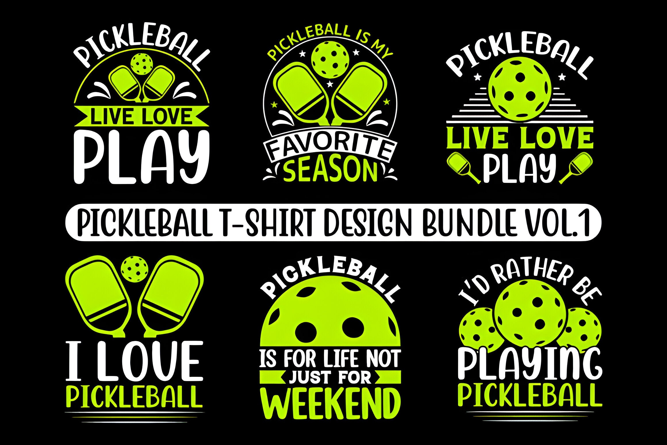 Pickleball Svg Bundle, Pickleball Svg, Pickleball Shirt Svg, Pickleball ...