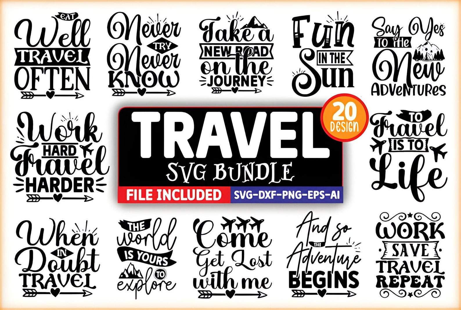 Travel Svg Bundle, Funny Travel Svg, Traveling Svg, Travel Clipart, Svg ...
