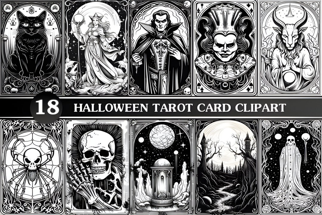 Horror Characters Tarot Card Svg, Horror Png, Horror Friends Png ...