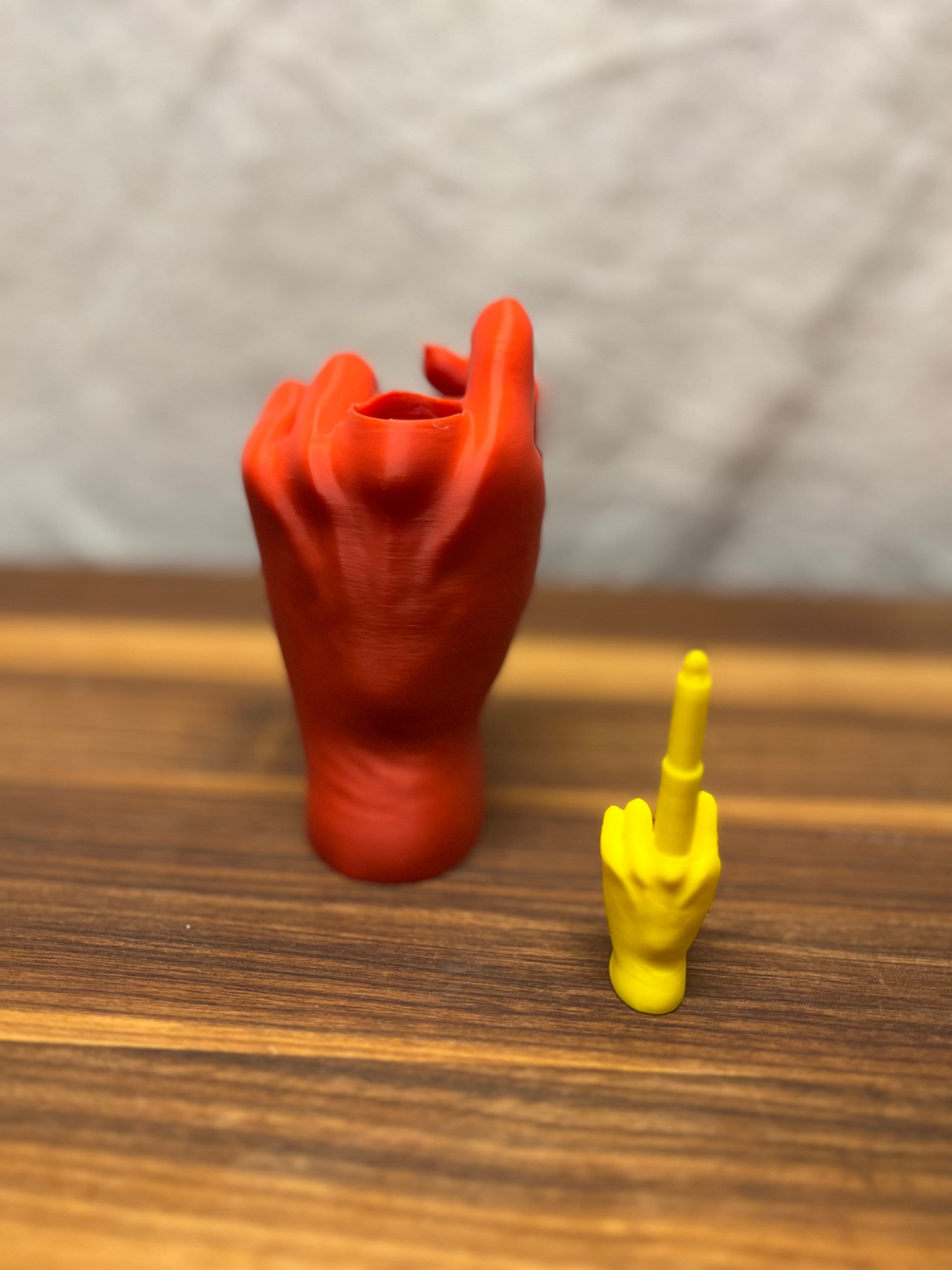 3D Printed Middle Finger, Extendable Middle Finger, Collapsing 3d ...