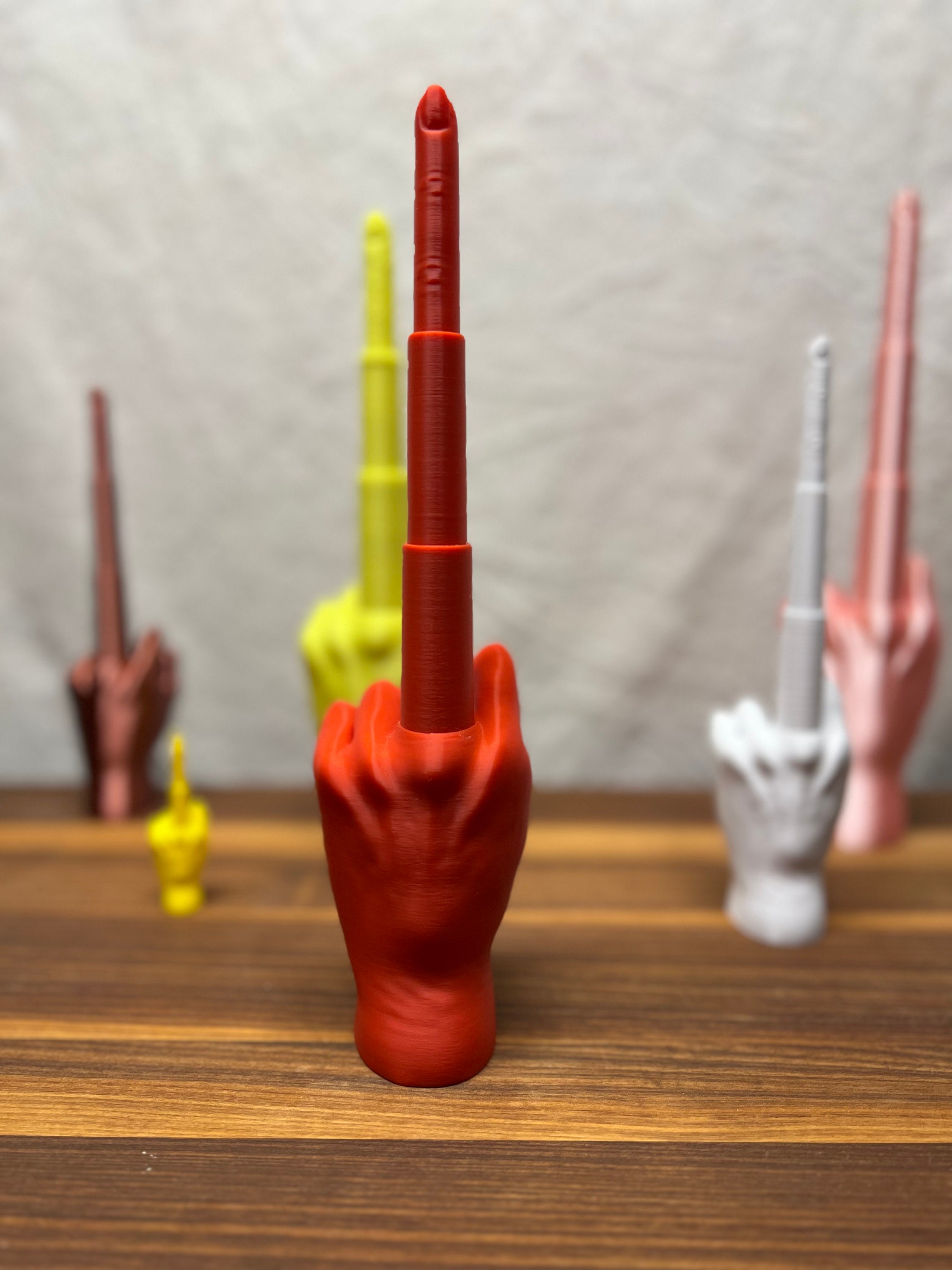 3D Printed Middle Finger, Extendable Middle Finger, Collapsing 3d ...