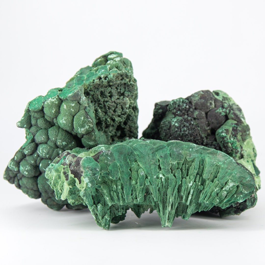 Natural Malachite Specimens Vibrant Green Mineral Collectibles, Mineral ...