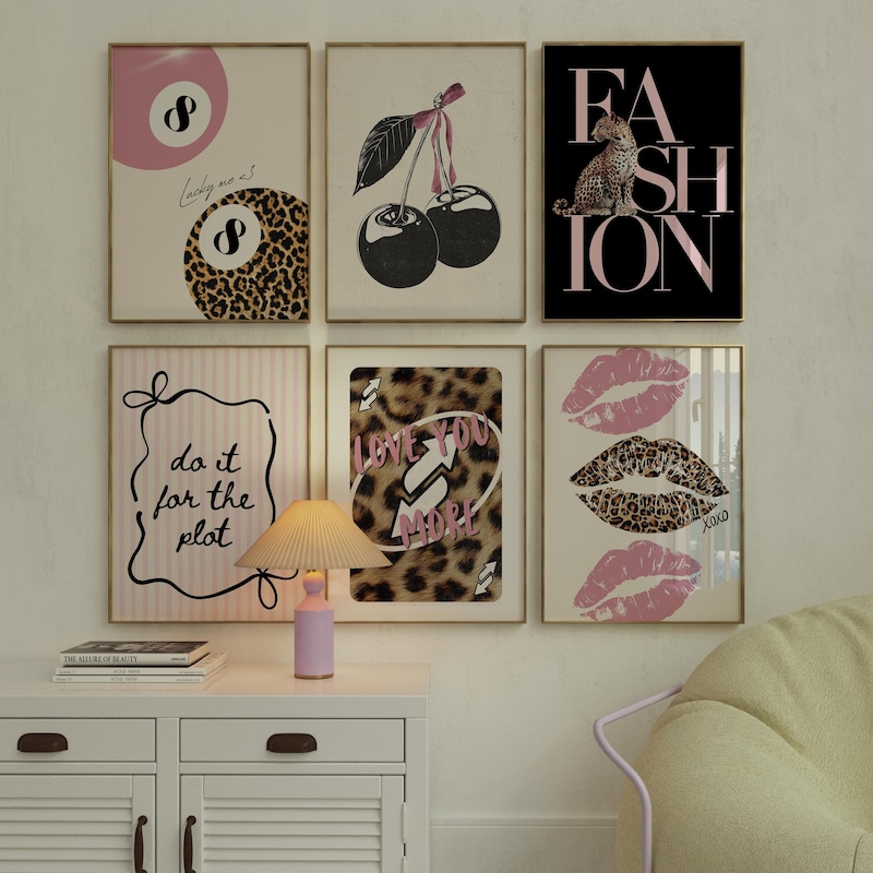 Pink Stockholm Prints - Etsy