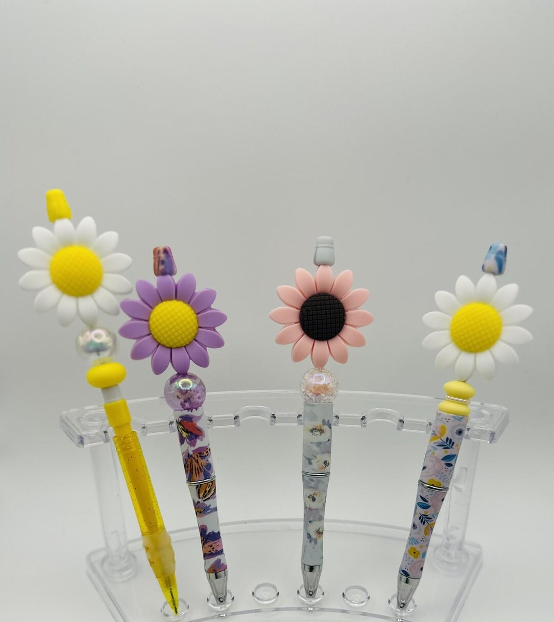 Daisy Pen, Flower Pen, Daisy Pencil, Refillable Ink Pen - Etsy